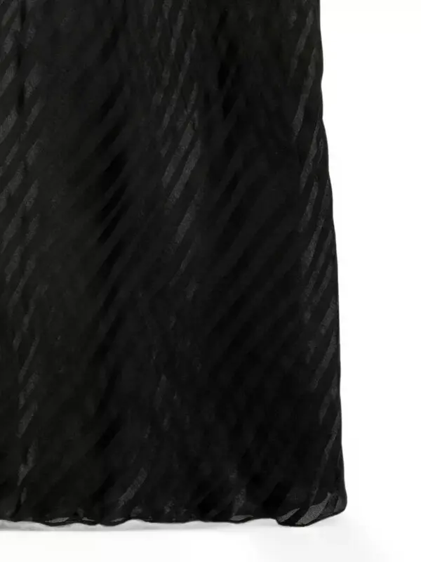 Patrizia Pepe Diagonal-stripe Maxi Skirt