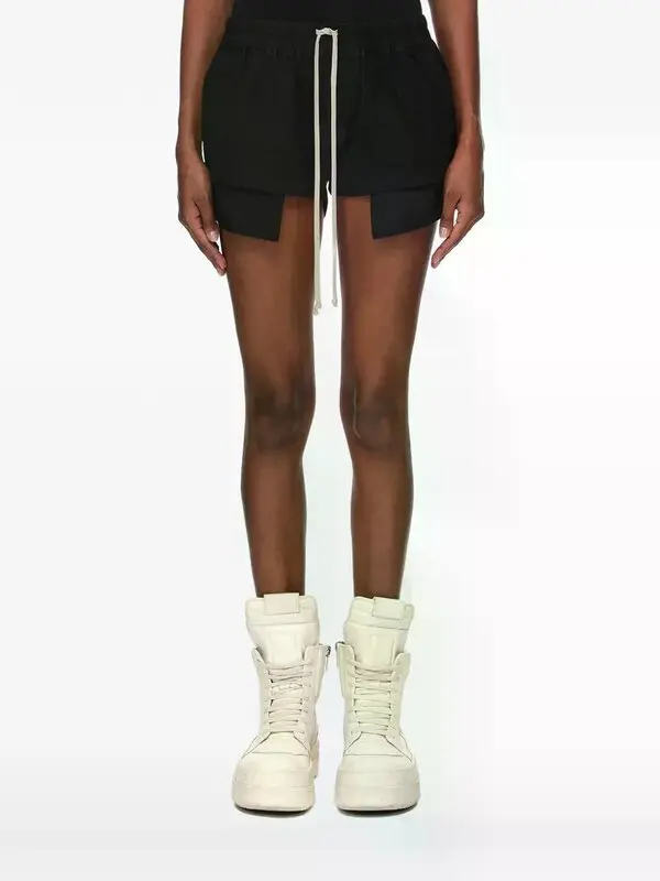 Rick Owens Layered Drawstring Shorts