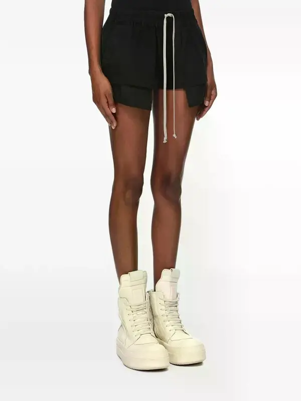 Rick Owens Layered Drawstring Shorts