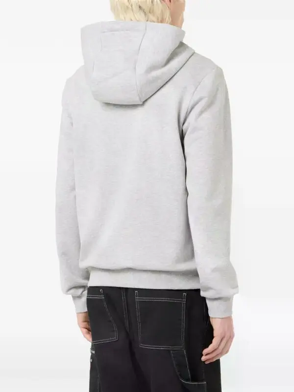 Iceberg Logo-patch Zip-up Hoodie