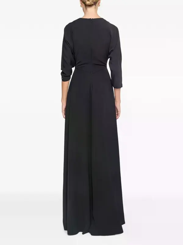 NISSA Crystal-embellished Maxi Dress
