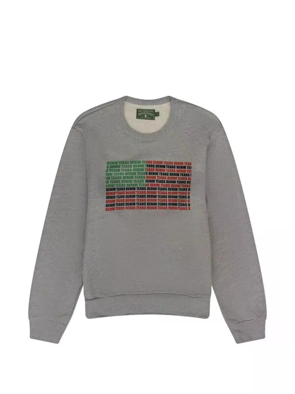 DENIM TEARS Logo-print Crew-neck Sweater