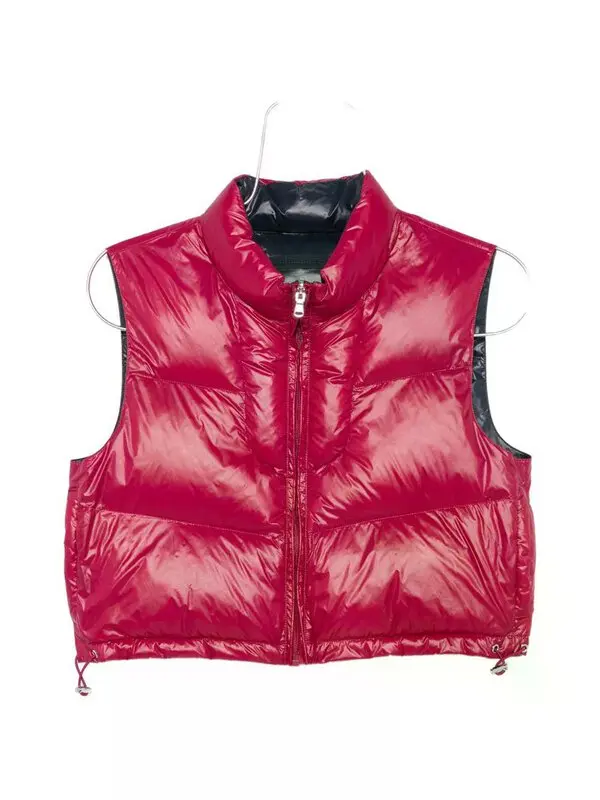 Patrizia Pepe Reversible Padded Vest - Red