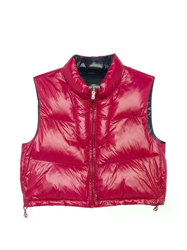 Patrizia Pepe Sleeveless Padded Vest - Red