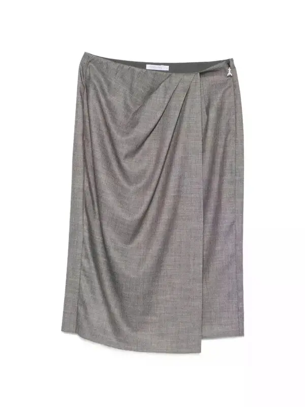 Patrizia Pepe Draped Midi Skirt