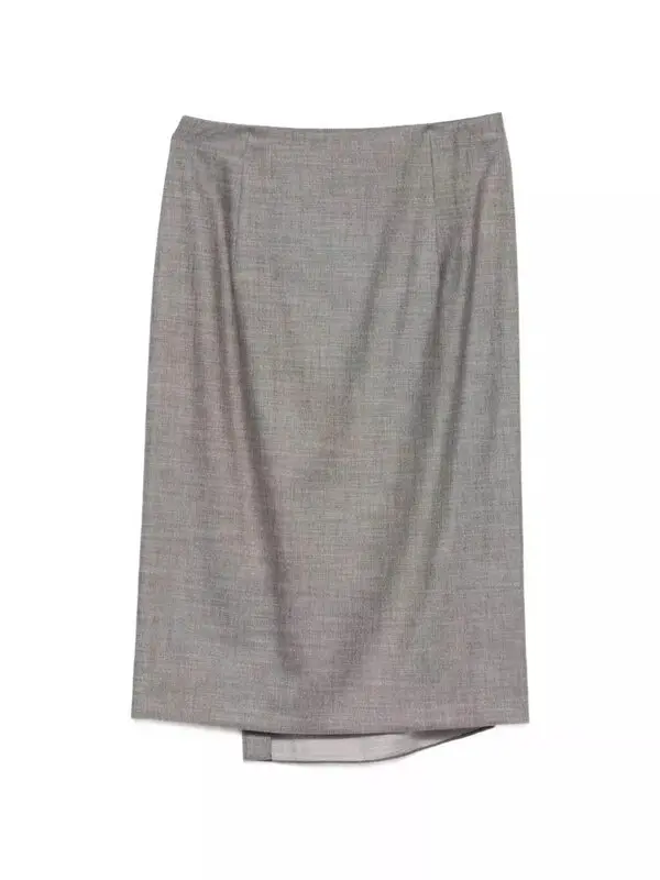 Patrizia Pepe Draped Midi Skirt