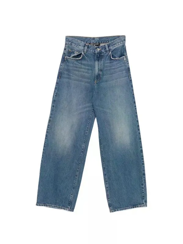 Patrizia Pepe Low-waisted Straight-leg Jeans - Blue