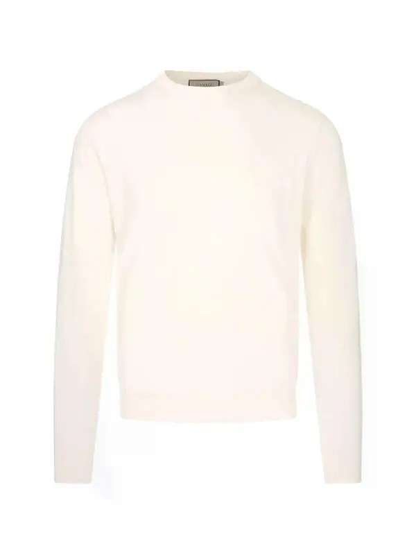 Canali Crew-neck Long-sleeve Sweater - Neutrals