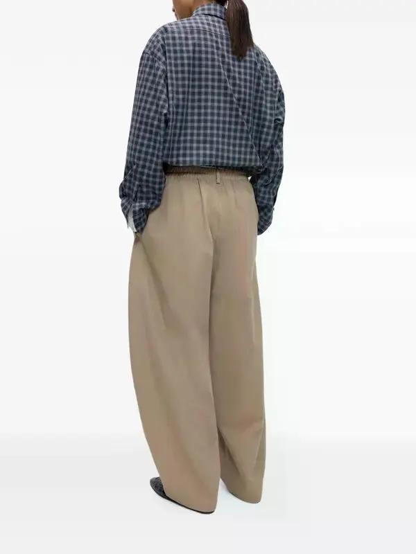 CORDERA Curved-leg Cotton Trousers