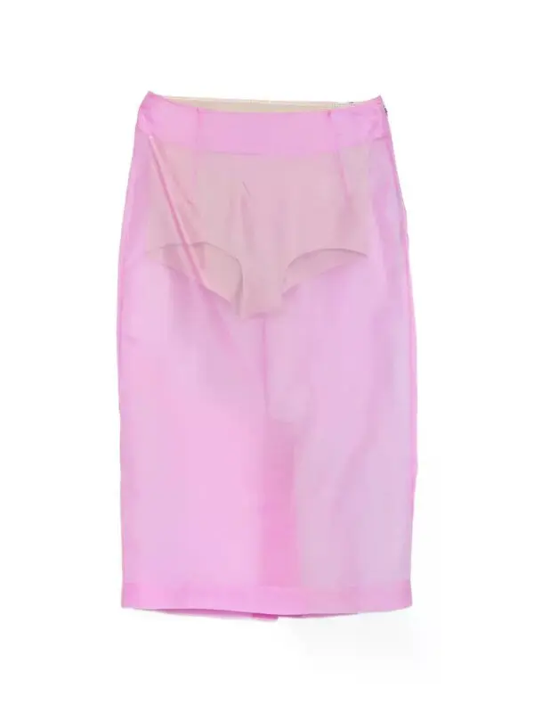 Patrizia Pepe Organza Skirt - Pink