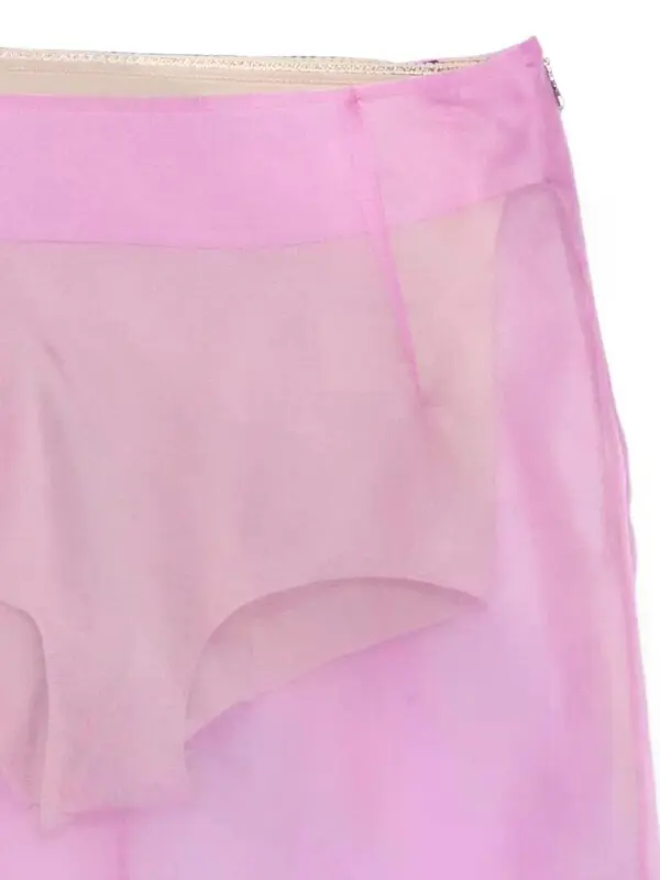Patrizia Pepe Organza Skirt - Pink