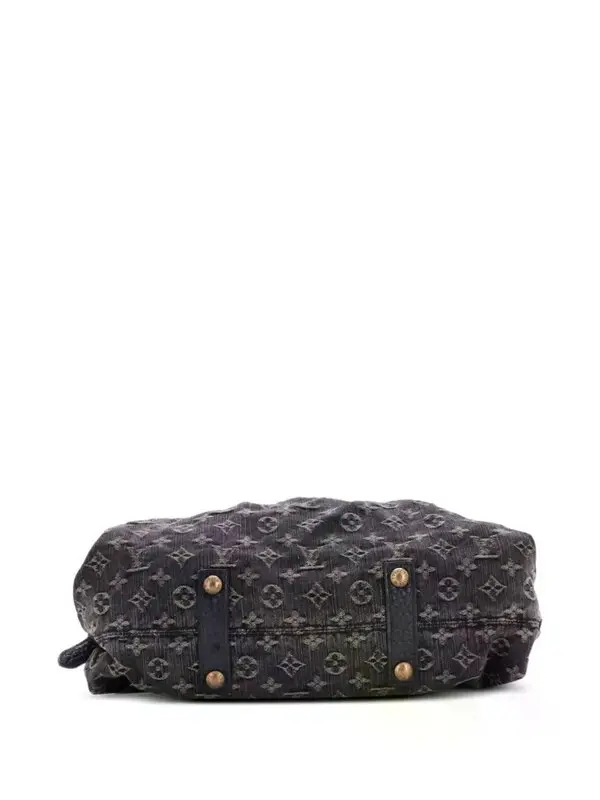 LOUIS VUITTON Monogram Denim Neo Cabby Mm Tote Bag - Black