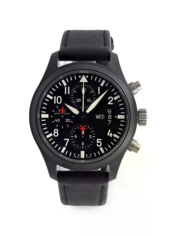 IWC SCHAFFHAUSEN Top Gun Chronograph 44mm Watch - Black