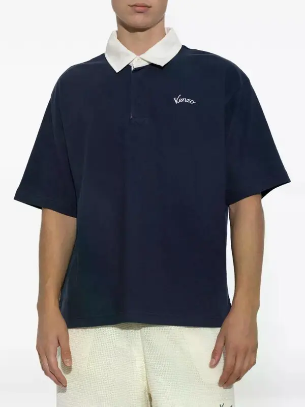 Kenzo Embroidered-logo Polo Shirt