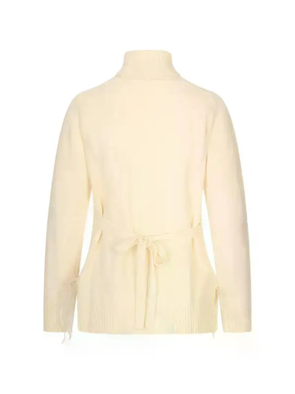 P.a.r.o.s.h Feather-trim Roll-neck Sweater