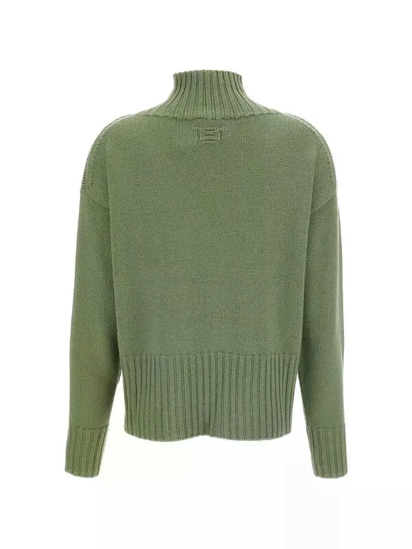 DRUMOHR High-neck Ribbed-trim Sweater
