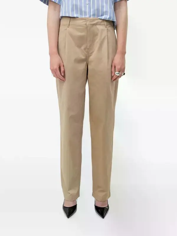 Hugo Hulisea Low-waisted Cotton Trousers With Paracord Belt Detail - Neutrals