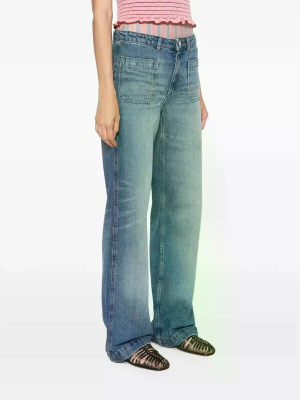 A.p.c. Patch-pocket Wide-leg Jeans