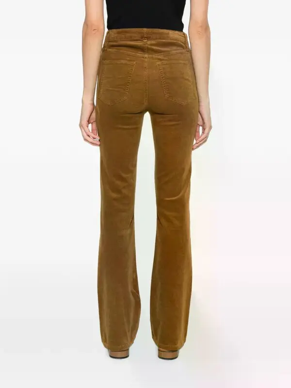 FRAME Corduroy Flared Trousers - Brown