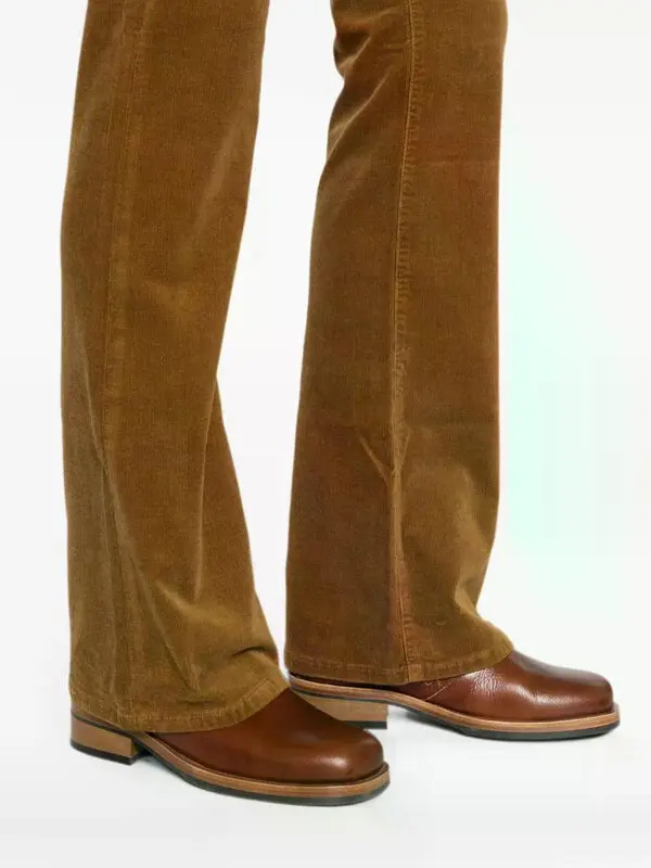FRAME Corduroy Flared Trousers - Brown
