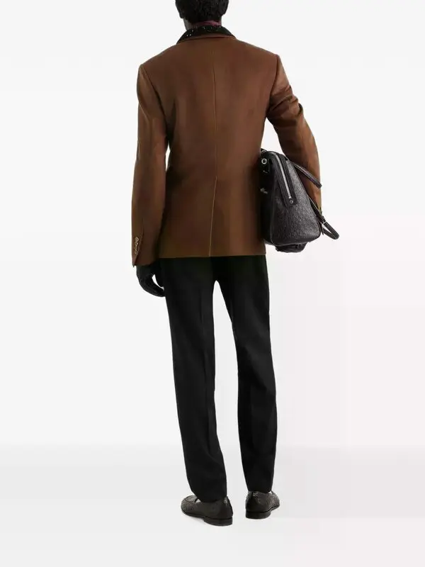 Dolce & Gabbana Wool Gabardine Jogging Trousers