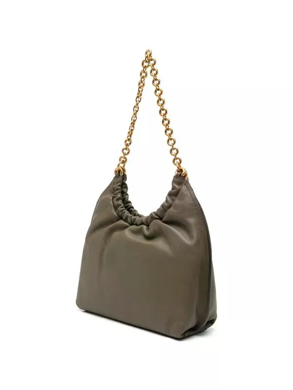 Michael Kors Logo-plaque Ruched Shoulder Bag