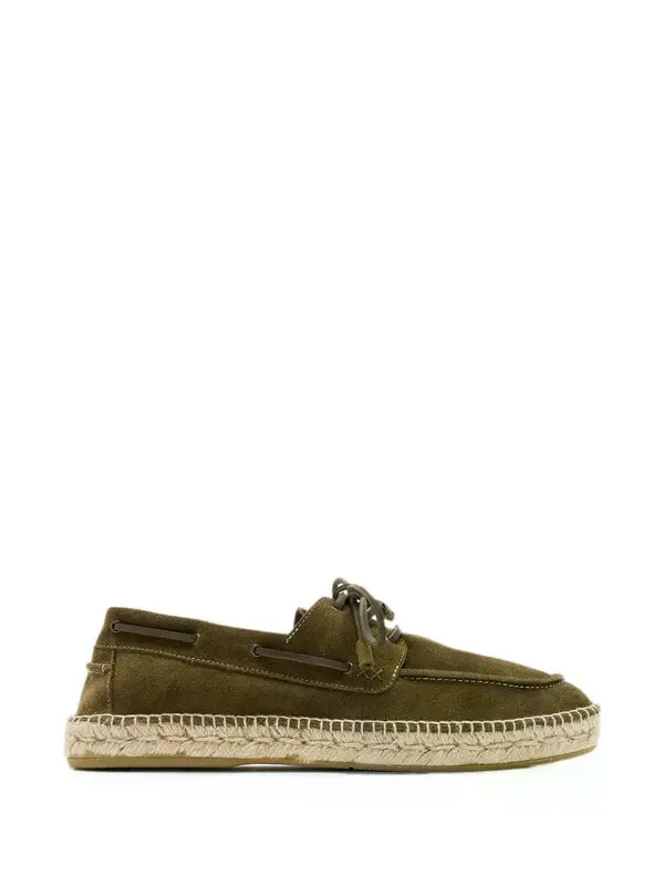 FORSA Lace-up Suede Espadrilles