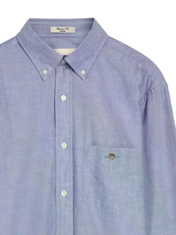 Gant Classic Oxford Logo-embroidered Button-down Shirt