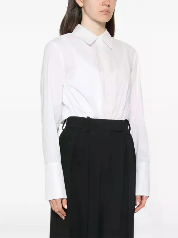 Patrizia Pepe Poplin Bodysuit Shirt