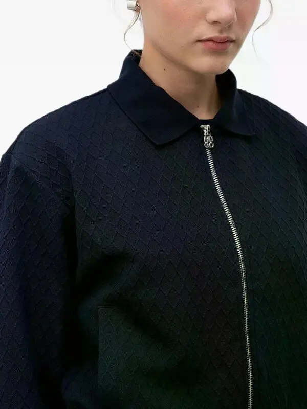 Hugo Dadrid Zippered Sweatshirt With Stacked-logo Puller