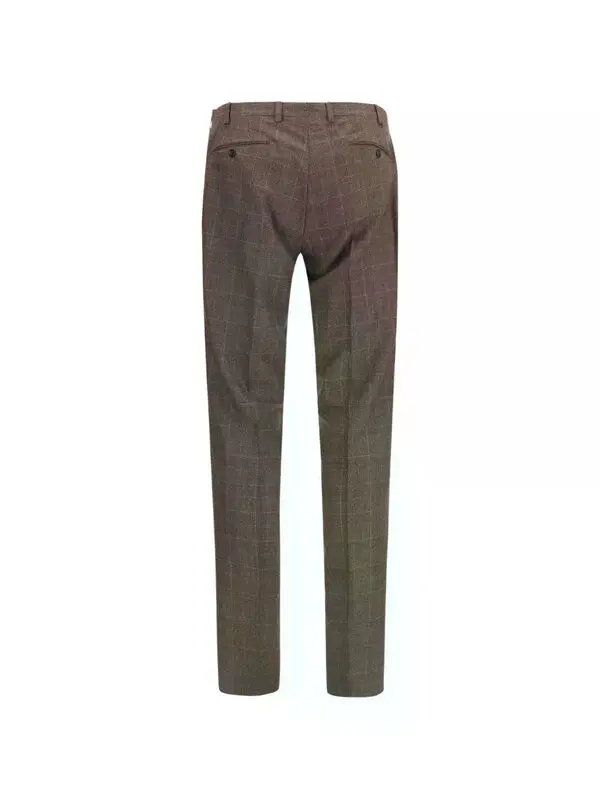 GERMANO 1952 Checked Wool Trousers
