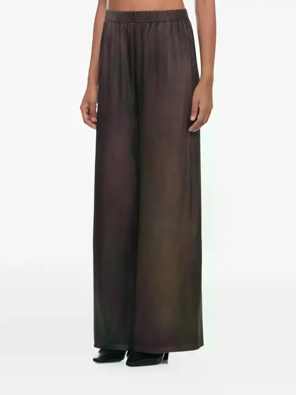 Avant Toi Elastic-waist Wide-leg Trousers