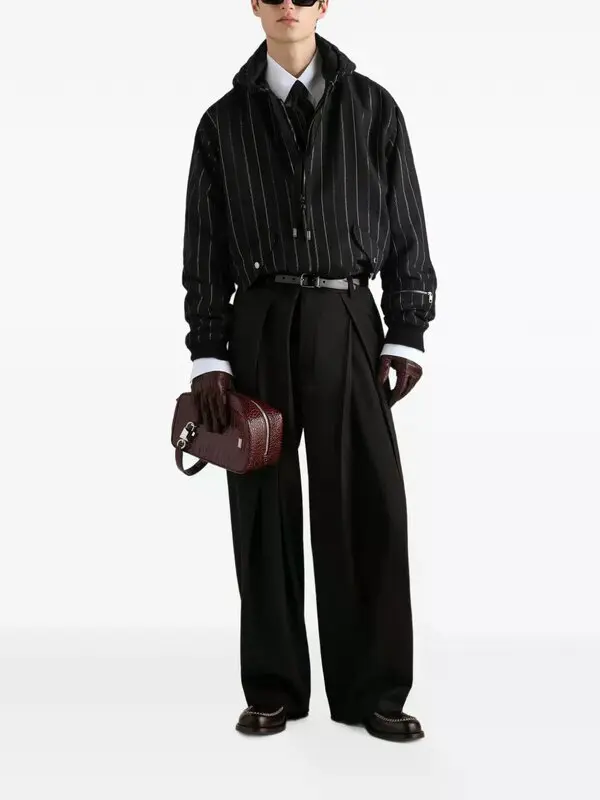 Dolce & Gabbana Virgin Wool Gabardine Trousers