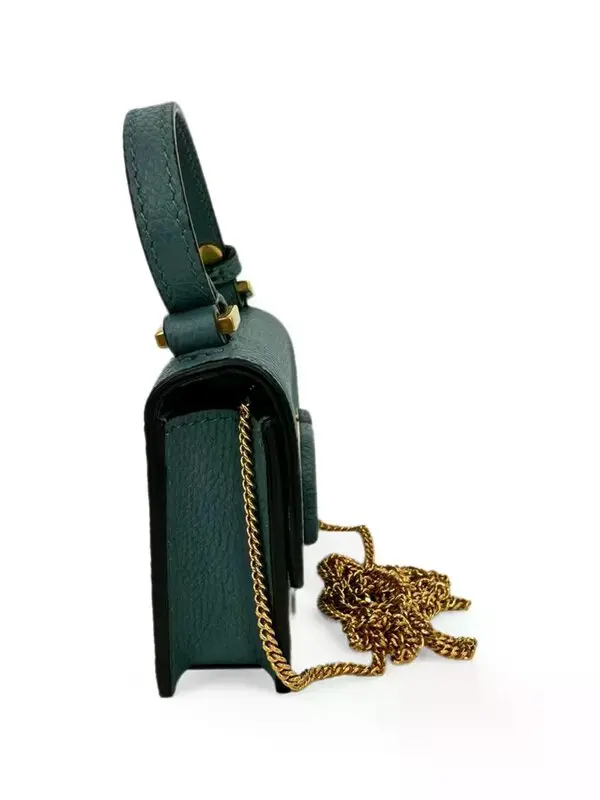 Valentino Garavani Vlogo Chain Leather Pouch