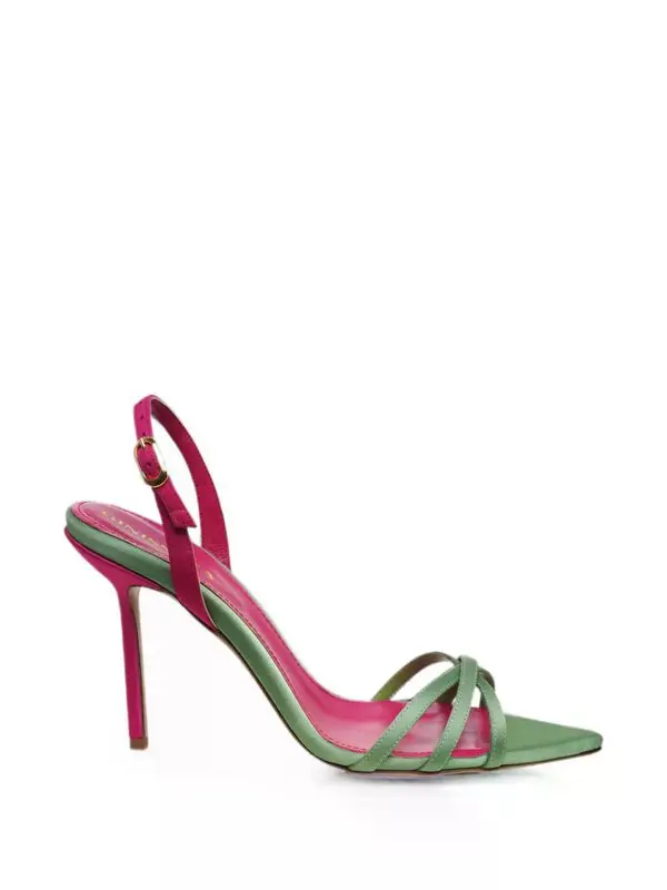 GINISSIMA Capri Pointed-toe Sandals - Green