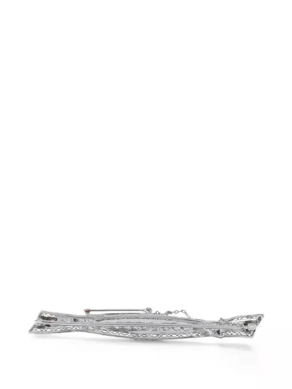 LB EXCLUSIVE Diamond Art Deco Brooch
