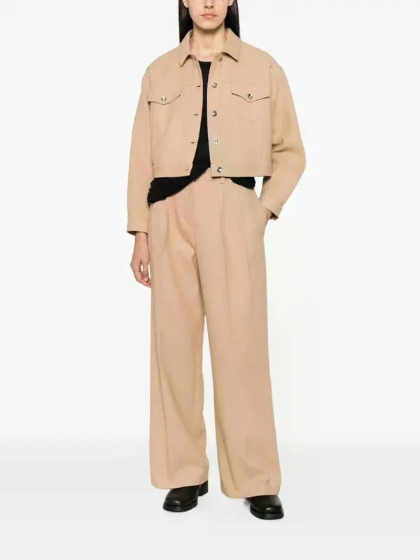Patrizia Pepe Micro-bouclé Cropped Jacket