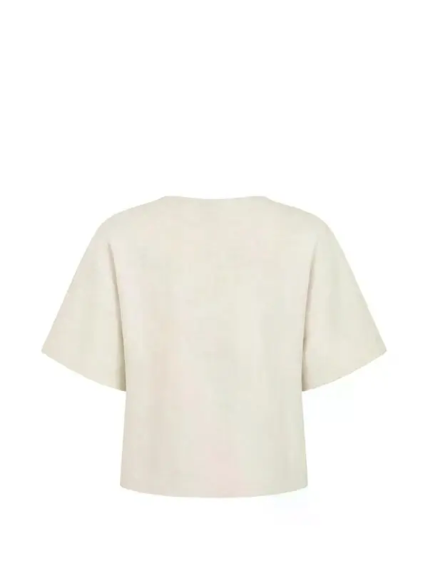 Staud Ava Bow-fastening Blouse - Neutrals