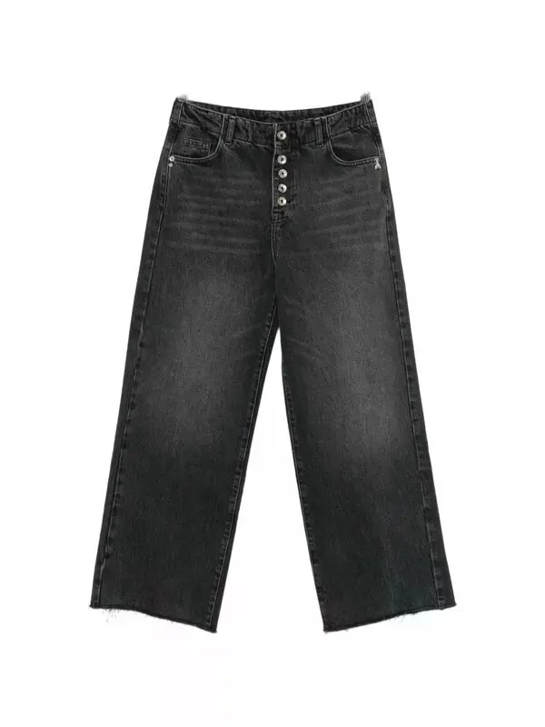 Patrizia Pepe Washed Raw-cut Jeans