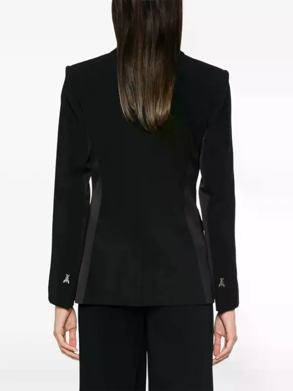 Patrizia Pepe Double-breasted Crepe Blazer