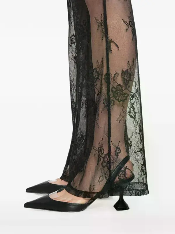 Patrizia Pepe Flared Lace Trousers