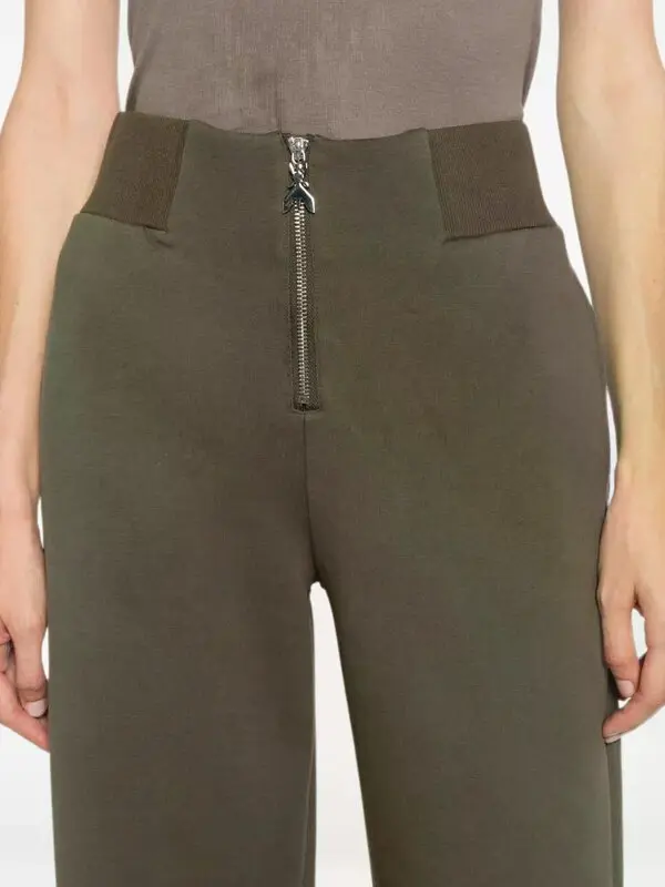 Patrizia Pepe Wide-leg Trousers With Exposed Zip