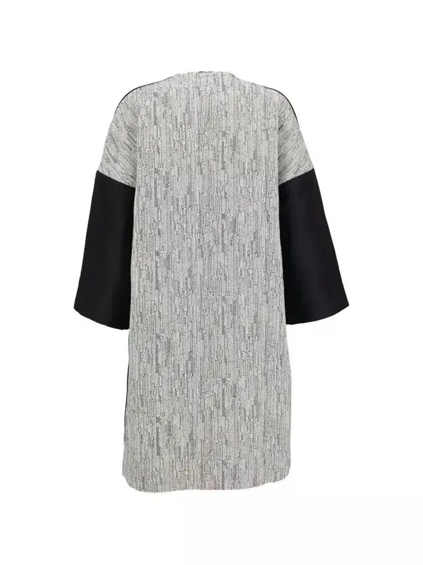 Fendi V-neck Floral-print Coat