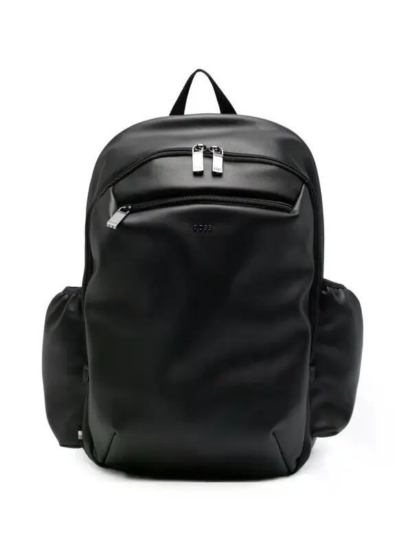 BOSS Jace Backpack With Silver-tone Hardware - Black