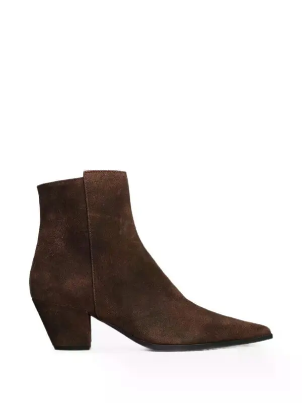 Roberto Festa Milia Pointed-toe Ankle Boots - Brown