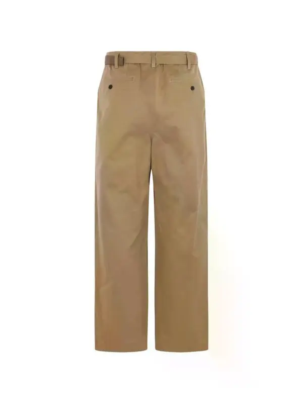 Sacai Belted Pleated Trousers