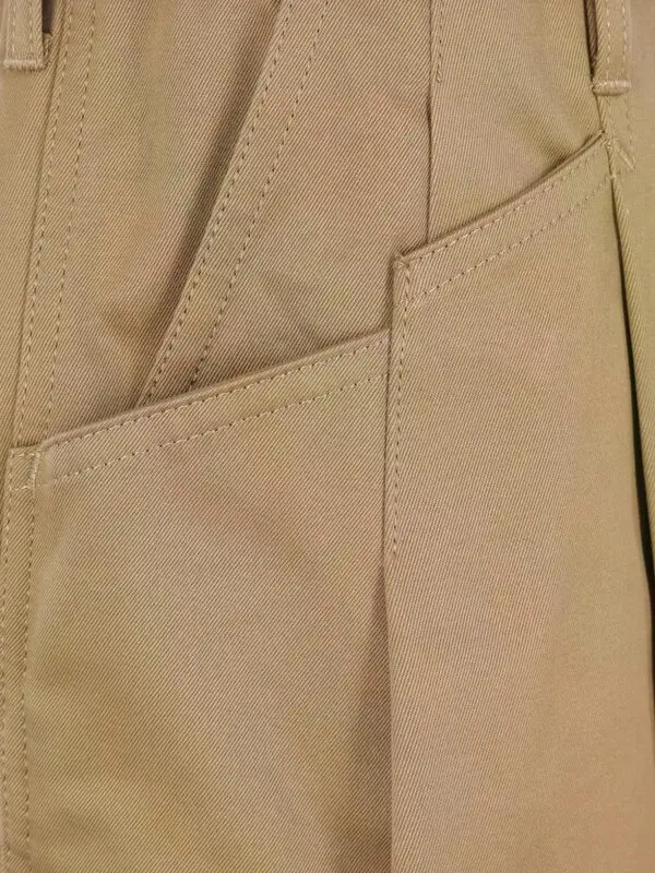 Sacai Belted Pleated Trousers