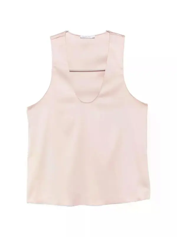 Patrizia Pepe Satin Tank Top