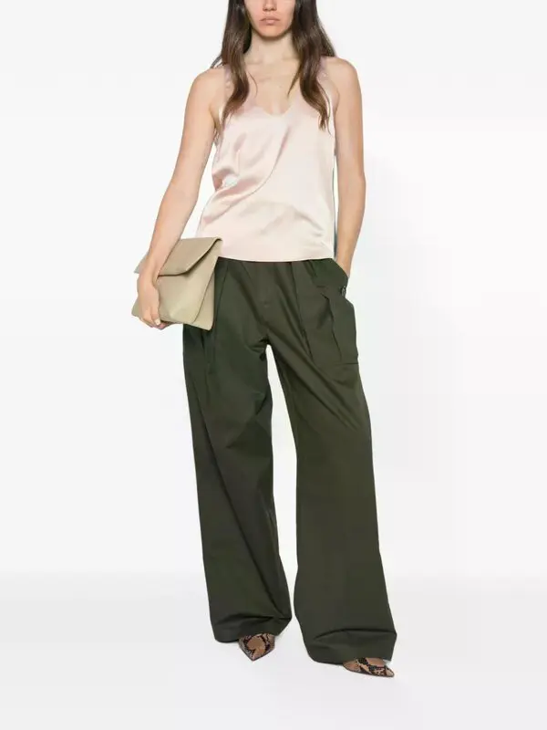 Patrizia Pepe Satin Tank Top