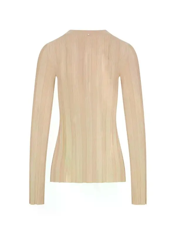 Sportmax Ribbed Knit V-neck Cardigan